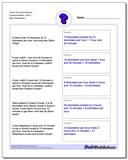 Word Problems: Travel Time Word Problems (Metric)