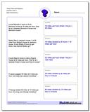 Word Problems: Travel Time Word Problems (Customary)